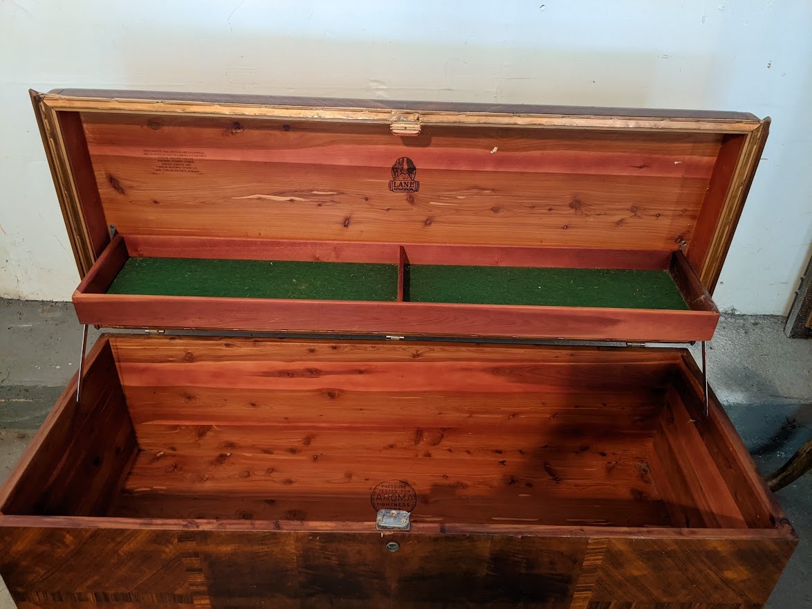 Cedar Chest Measurements Vintage Blanket Box, Lane Cedar Chest